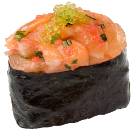 Gunkan de salmón spicy | Sushifresh