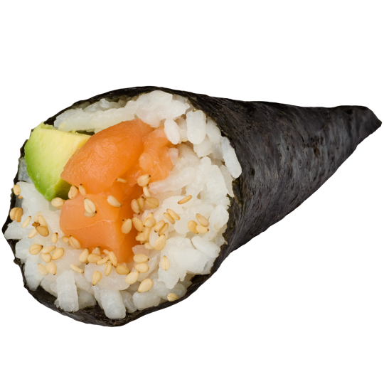 Temaki salmón aguacate | Sushifresh